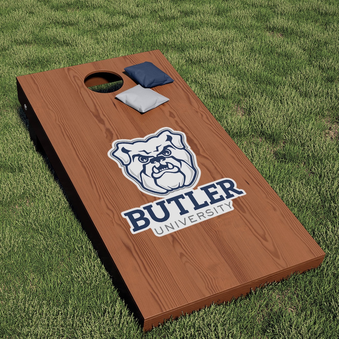 Butler University Bulldogs Combo Logo Cornhole Decal (contains 1 Decal ...