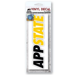 Appalachian State University Mountaineers 'appstate' Wordmark Logo Car ...