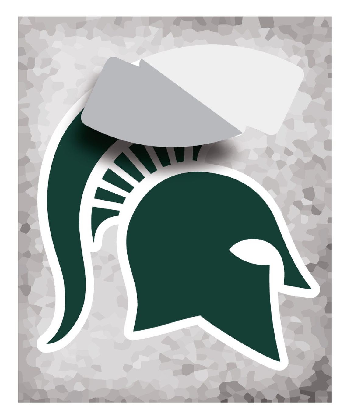 Michigan State University Spartans Gruff Sparty Head - Etsy