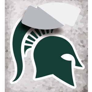 Michigan State University Spartans Gruff Sparty Head Repositionable ...