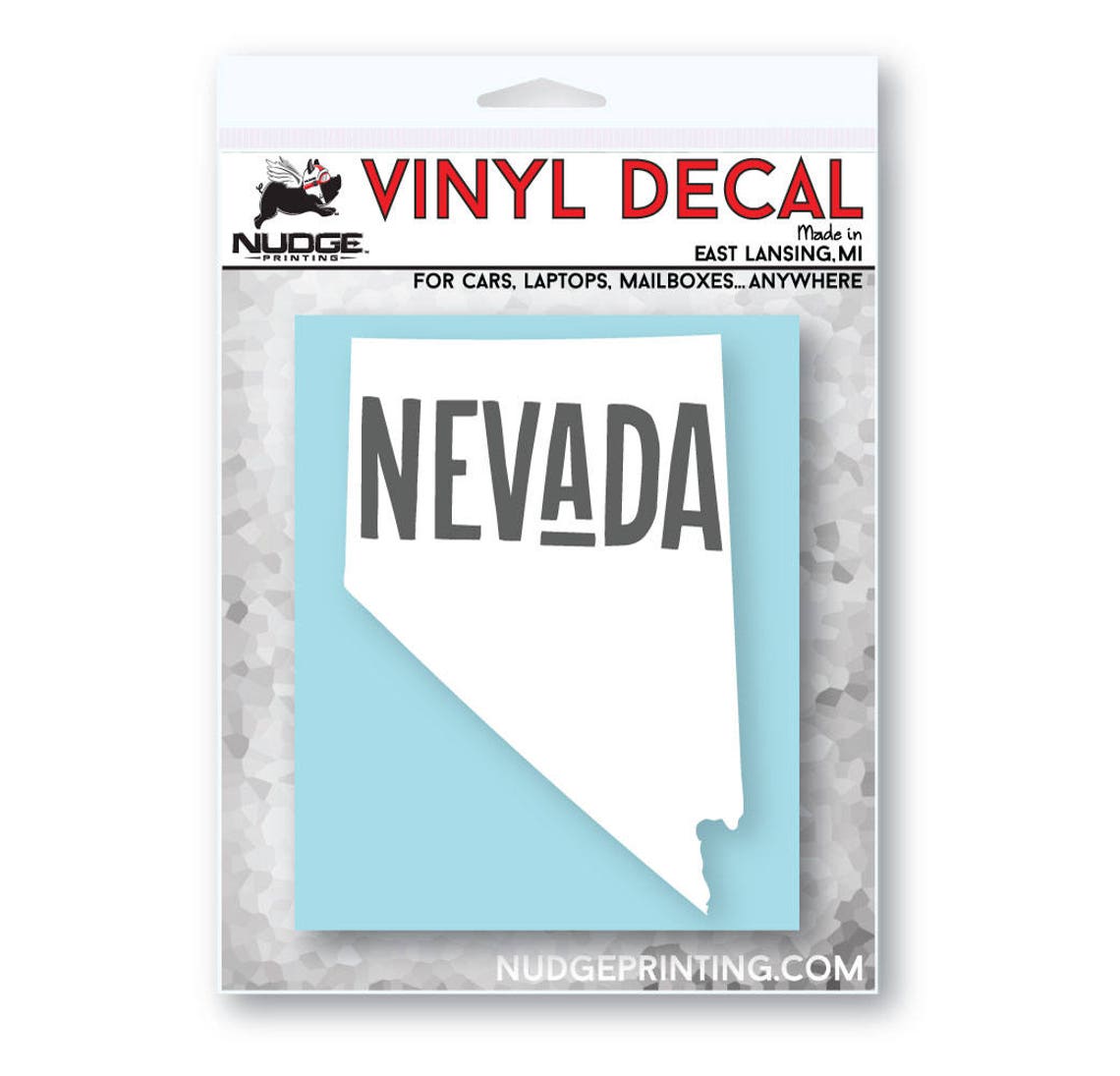 Home State Collection: the State of Nevada Car Decal Bumper - Etsy