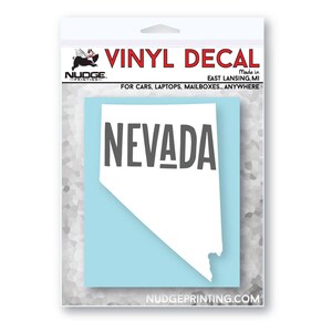 Home State Collection: the State of Nevada Decal Window Bumper Sticker ...
