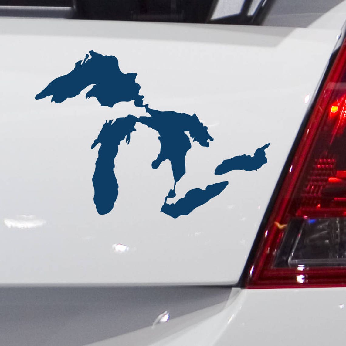 Great Lakes Sticker Decal Michigan Vinyl Car Decal Bumper | Etsy