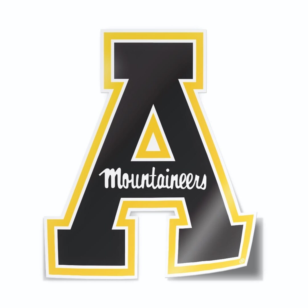 Appalachian State University Mountaineers Block A Primary Logo Car ...