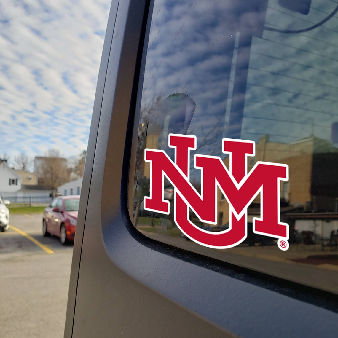University of New Mexico Lobos Block UNM Logo Decal Window Bumper ...