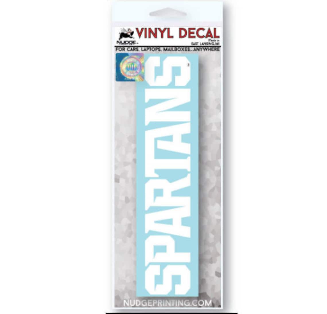 MSU Car Decal Sticker Michigan State University Spartans Block | Etsy