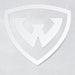 Wayne State University Warriors White Shield Logo Decal Window Bumper ...