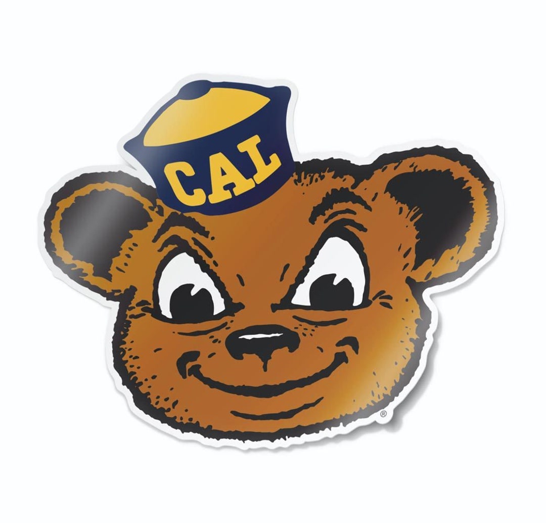 University of California-berkeley Vintage Bear Car Decal - Etsy