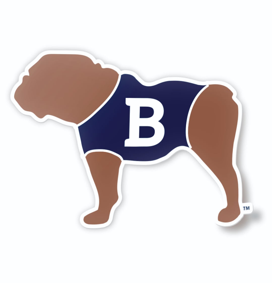 Butler University Blue the Bulldog Mascot Car Decal Window Bumper ...