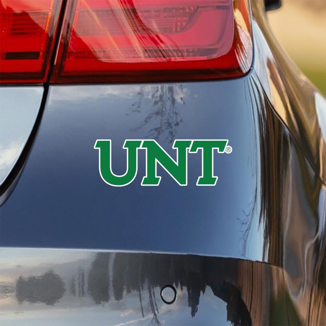 University of North Texas Mean Green Block UNT Logo Car Decal - Etsy