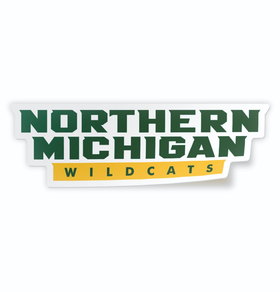 Northern Michigan Wildcats Wordmark Logo Car Decal - Etsy