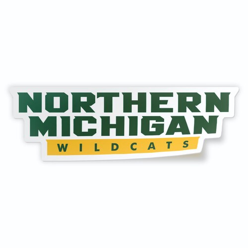 Northern Michigan Wildcats Combo Logo Car Decal - Etsy