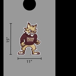 Texas State University Bobcats Boko the Bobcat Mascot Full Body Corn ...