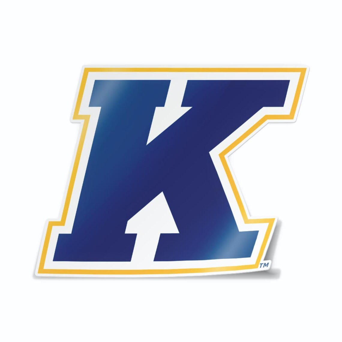 Kent State University Golden Flashes Block K Logo Car Decal - Etsy