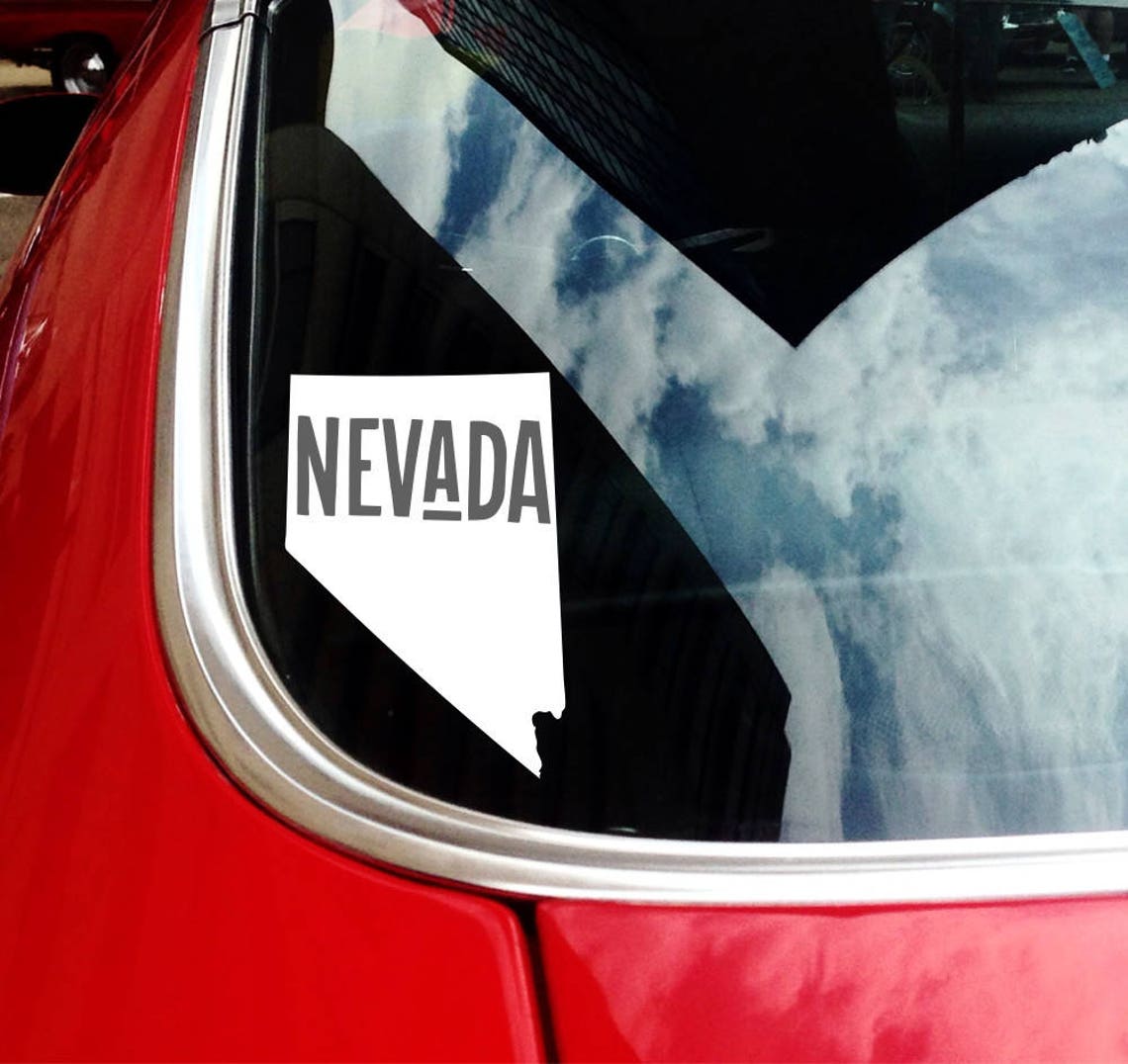Home State Collection: the State of Nevada Car Decal Bumper - Etsy