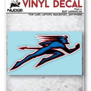 Depaul University Running Blue Demon Car Decal Sticker - Etsy