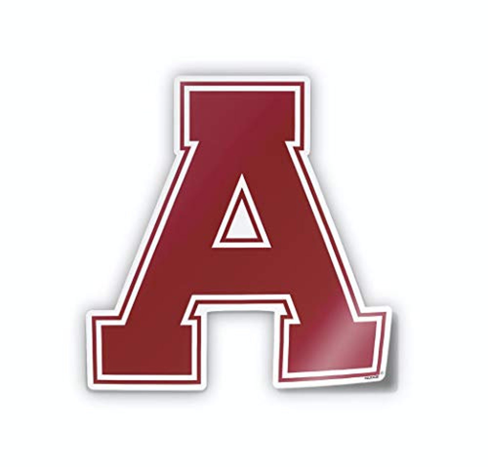 Alma College Maroon Block A Car Decal Sticker | Etsy