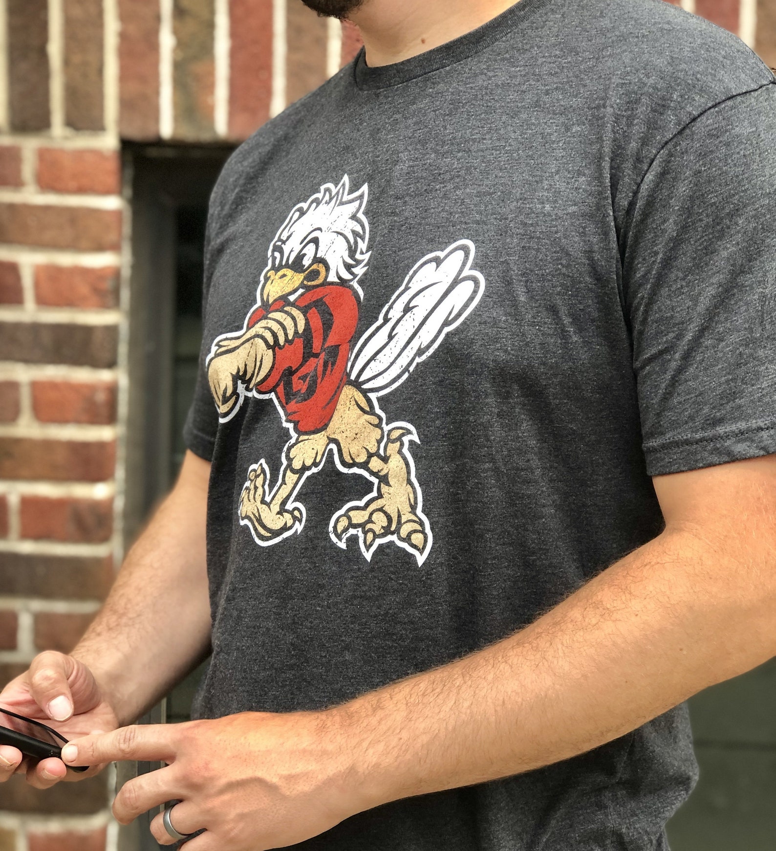 Liberty University Flames Sparky the Mascot Premium T-shirt | Etsy