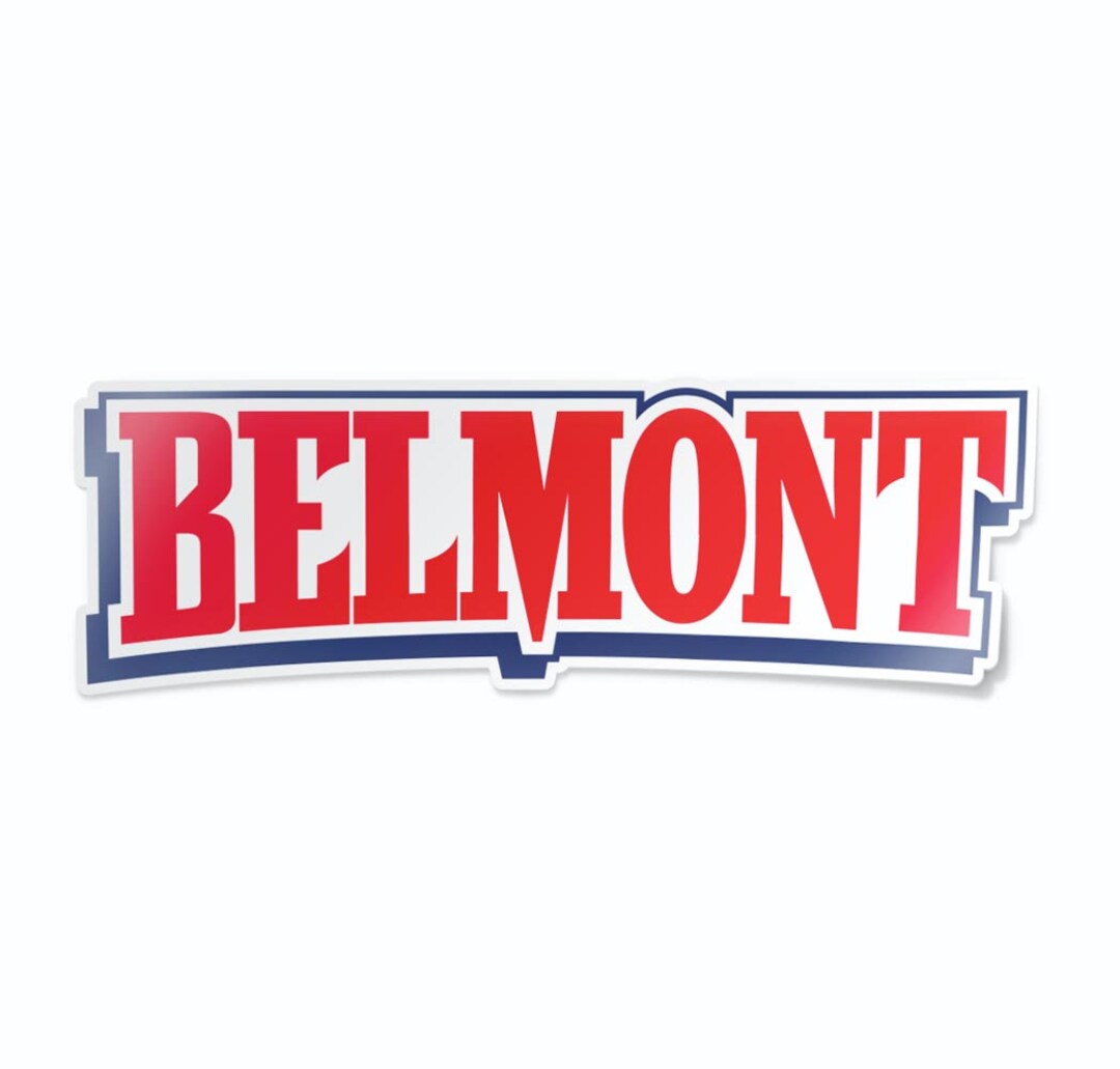 Belmont University Wordmark Logo Car Decal Window Bumper Sticker for ...