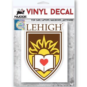 Lehigh University Academic Shield Sticker Decal for Cars, Laptops ...