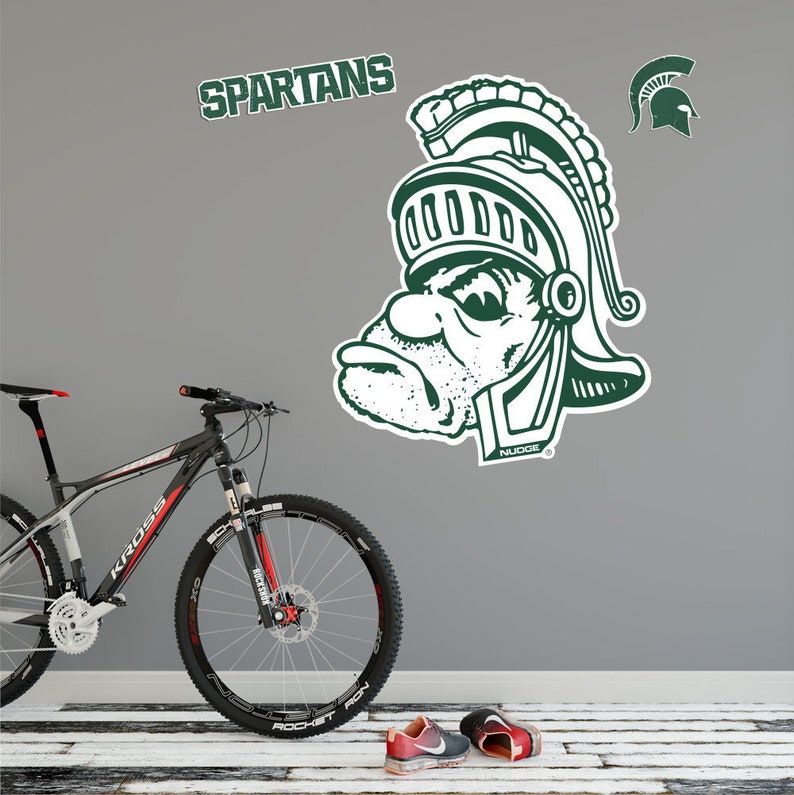 Michigan State University Spartans Gruff Sparty Head - Etsy