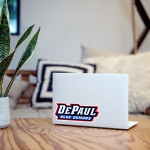 Depaul University Wordmark Logo Sticker Decal for Cars, Laptops, Ipads ...