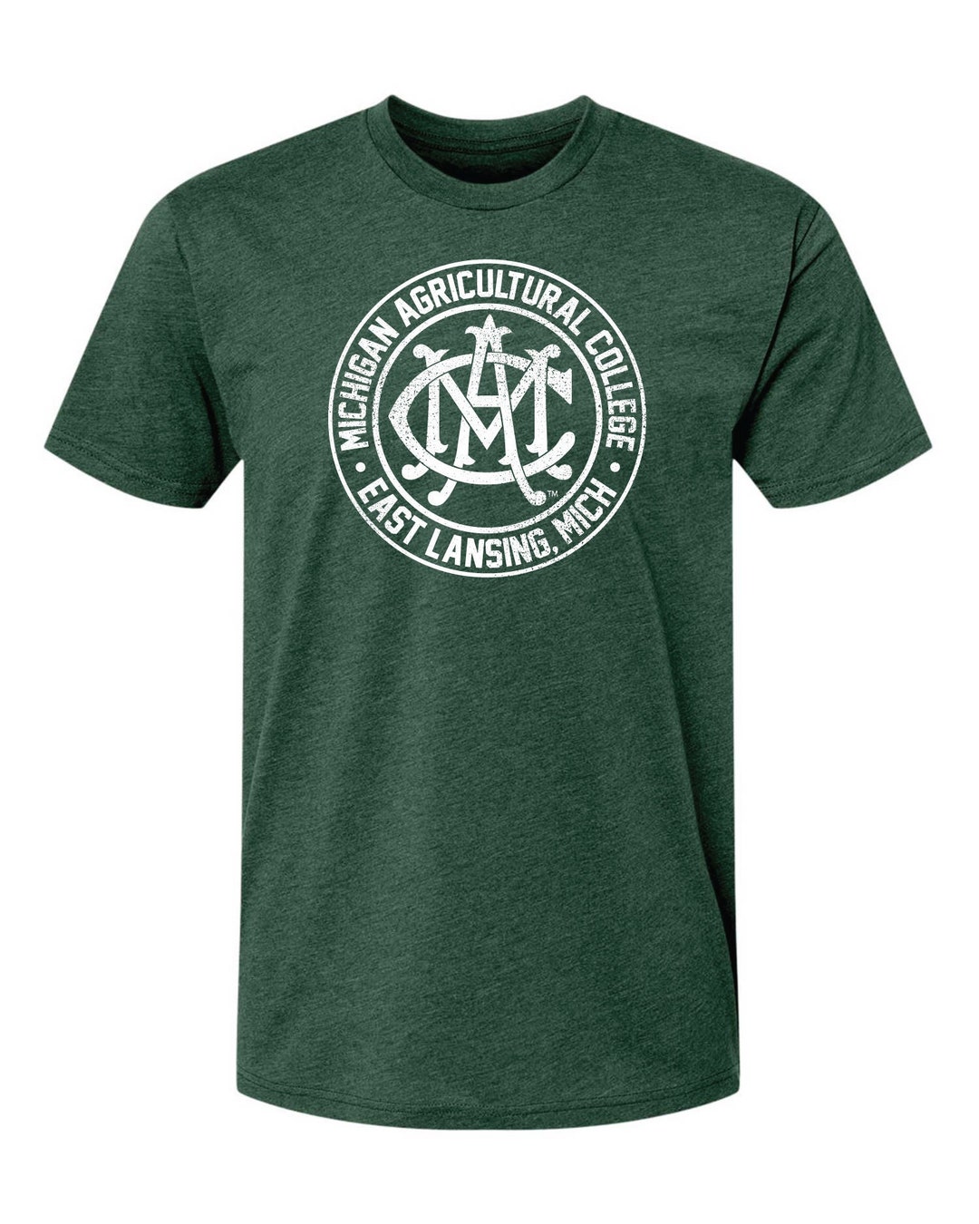 Michigan State University Shirt MSU Spartans Old MAC Logo Michigan ...