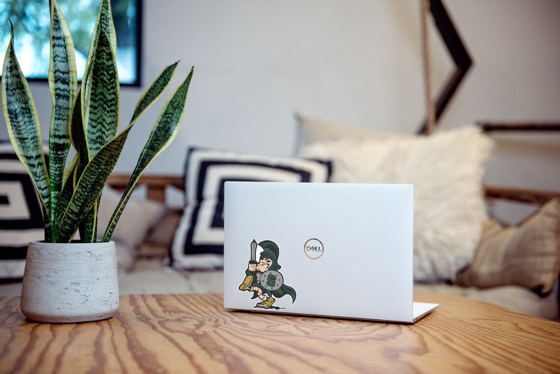 MSU Car Decal Sticker Michigan State University Retro Sparty - Etsy