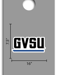 Grand Valley State University Full Length Block GVSU Logo Cornhole ...