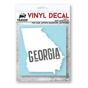 Home State Collection: the State of Georgia Decal Window Bumper Sticker ...