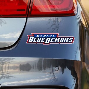 Depaul University Blue Demons Wordmark Car Decal Sticker - Etsy