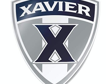 Xavier University Musketeers White Wordmark Logo Car Decal | Etsy