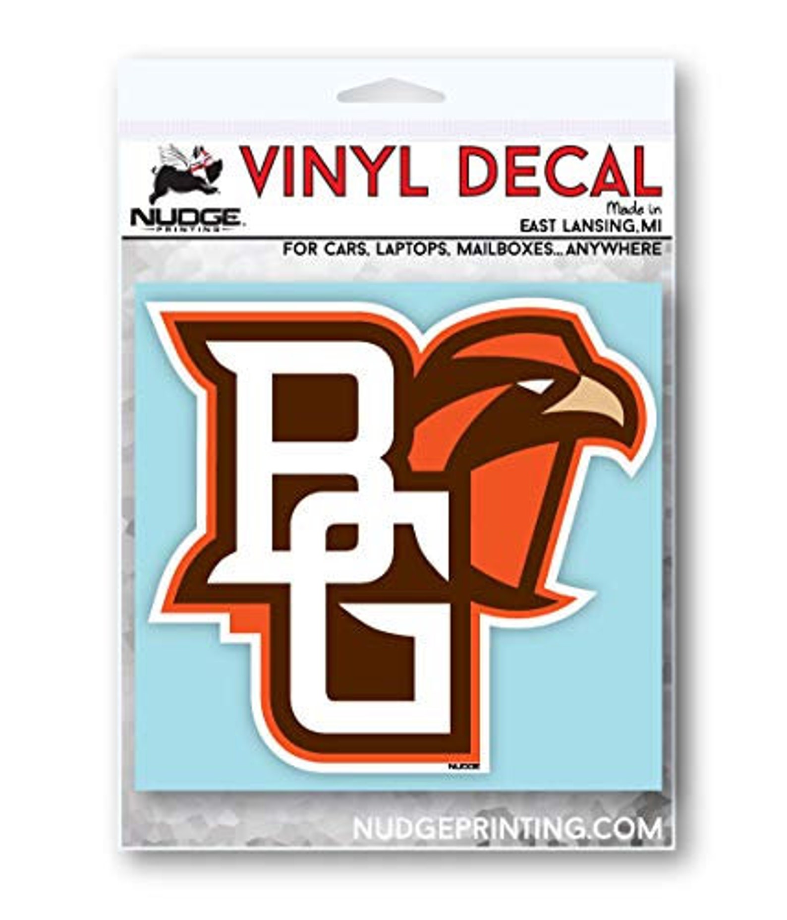 Bowling Green State University Falcons Primary Logo Car Decal Sticker ...