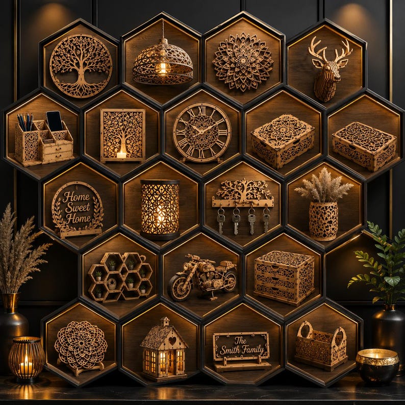 300,000+ Laser Cut Designs Bundle | DXF EPS Png Files | Cnc Router ...