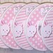 6 Baby Closet Dividers Organizers Pink Grey Bunny Rabbits CD909 Baby ...