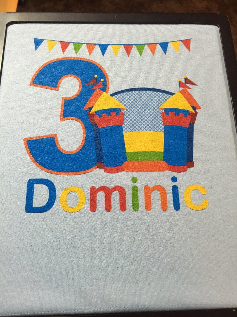 Personalized Bounce Jump Birthday Party Boy Shirt T-shirt | Etsy