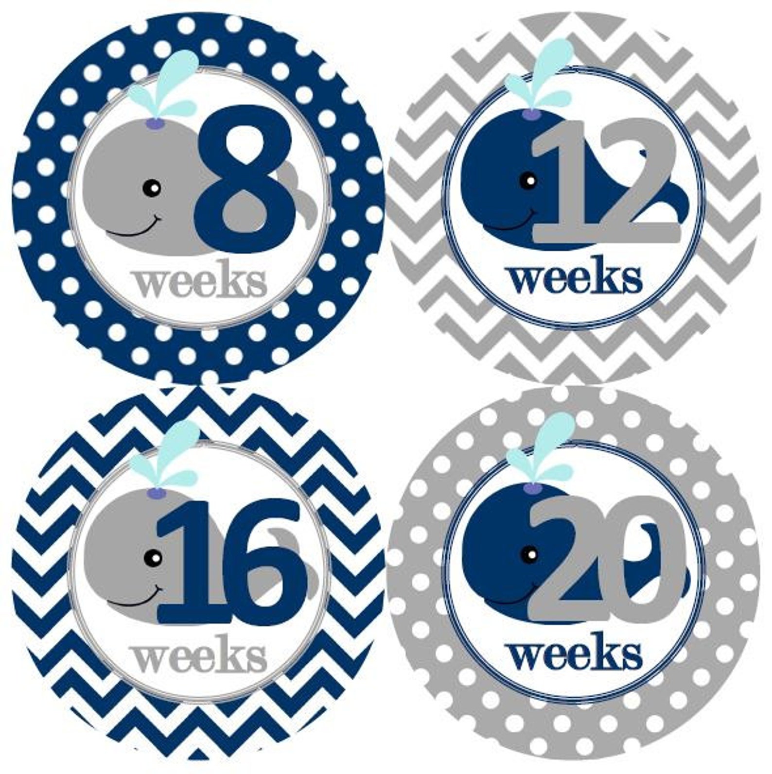 Baby Pregnancy Pregnant Stickers Milestone Growth Stickers | Etsy