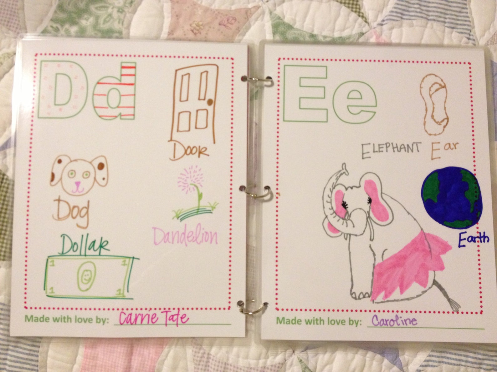 Personlized Printable Baby Shower Abc's Activity Book in - Etsy