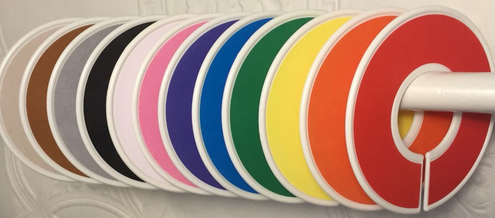 Closet Dividers Your Choice of Rainbow Colors! Home Closet Organizers ...