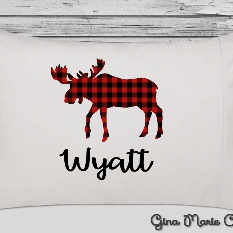 Buffalo Plaid Moose - Etsy