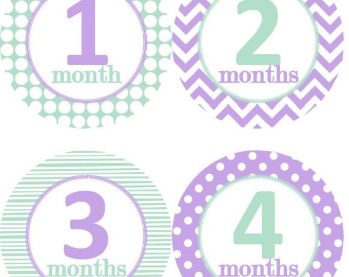 Baby First 1st MILESTONES Stickers Vintage World Maps Travel - Etsy