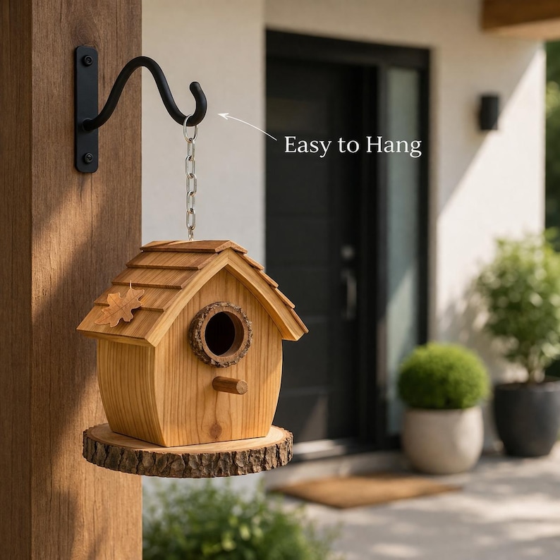 DIY Birdhouse Plans PDF | Wooden Nest Box Blueprint | Easy Garden Bird ...