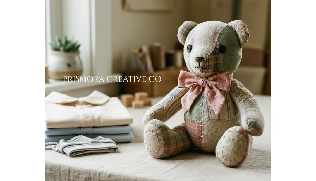 Memory Bear Sewing Pattern PDF | Memory Teddy Bear From Clothes - Etsy