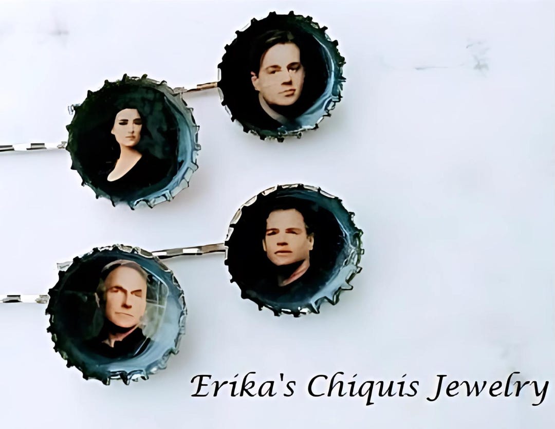 NCIS Fans: Handmade Bottle Cap Hair Pins - Perfect Gift - Etsy