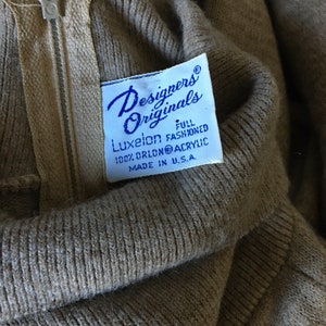 Vintage 50s/60s Sweater Turtleneck Pullover Designers Originals Luxelon ...