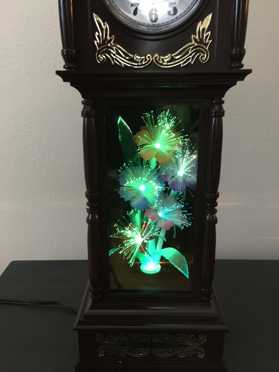 Vintage 1980s Fiber Optic Clock Table Top Wall Grandfather | Etsy