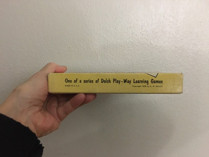 Vintage 1950s Dolch Learning Card Game Gray Paper Cards Kids - Etsy Ireland