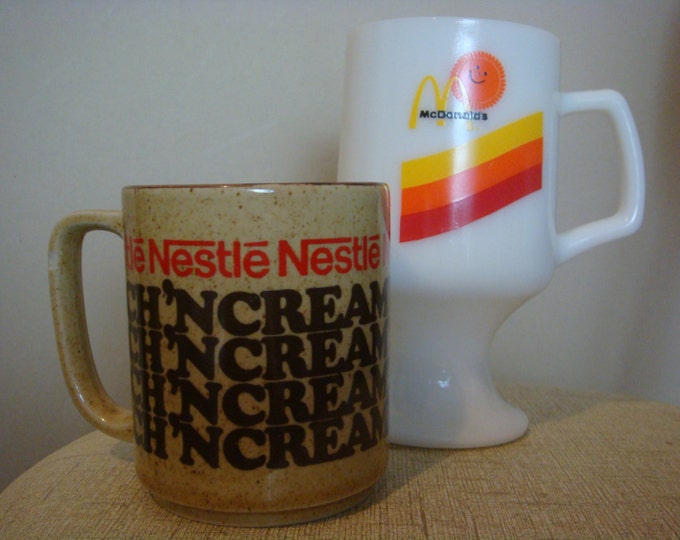 Vintage Mcdonalds Whataburger Set of 4 Fast Food Coffee Cups 1970s ...