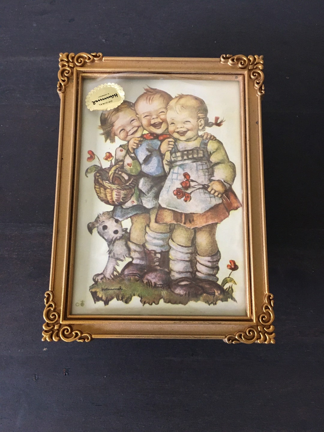 Vintage 1950s Hummel Musical Wall Decor Box Music Movement German ...
