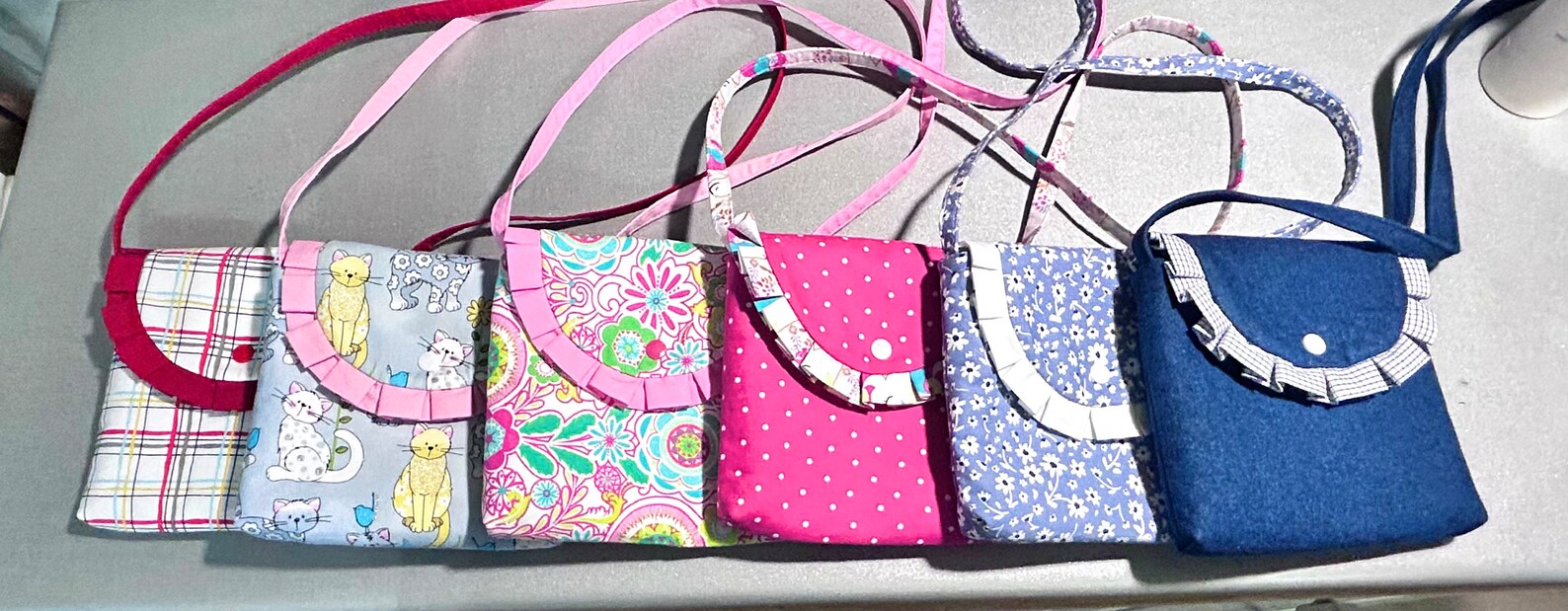 Crossbody Purse, Flap W/ruffle Accent & Kam Snap Closure, Bag is ...